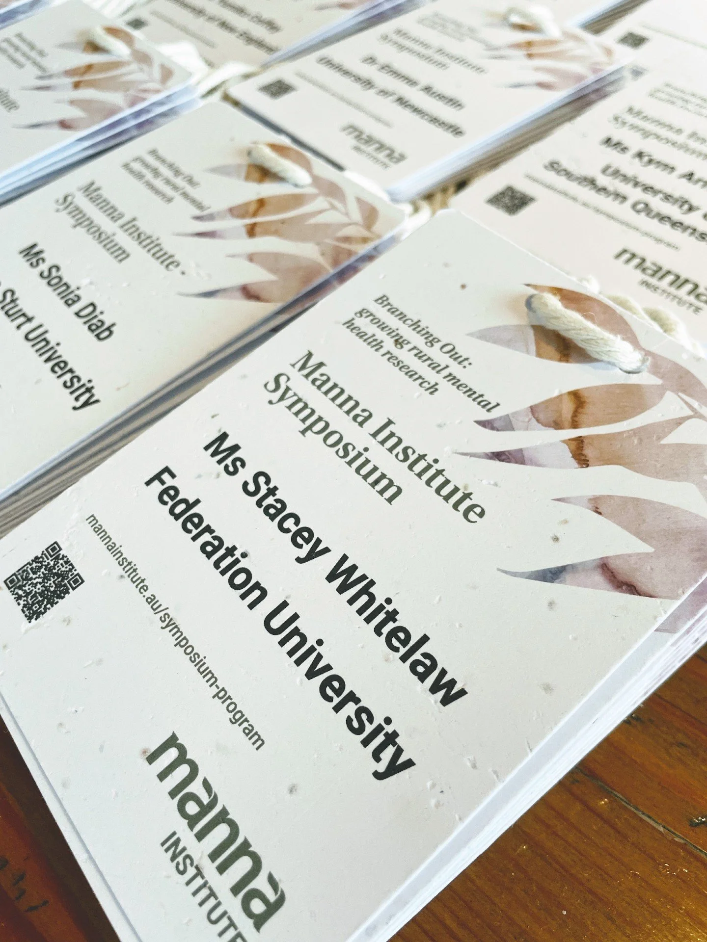 Seed Paper Name Badges for Conferences – Custom, Compostable, Eco ...