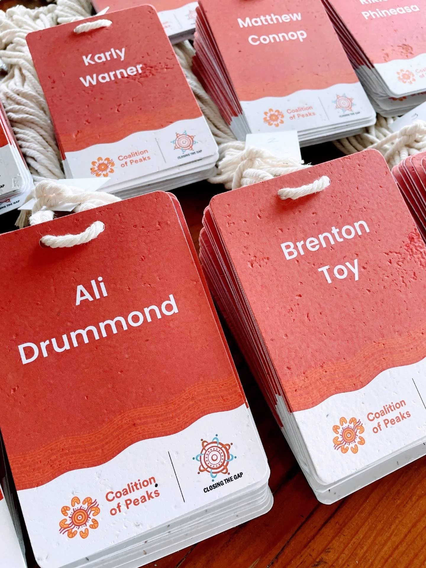 Seed Paper Name Badges for Conferences – Custom, Compostable, Eco ...