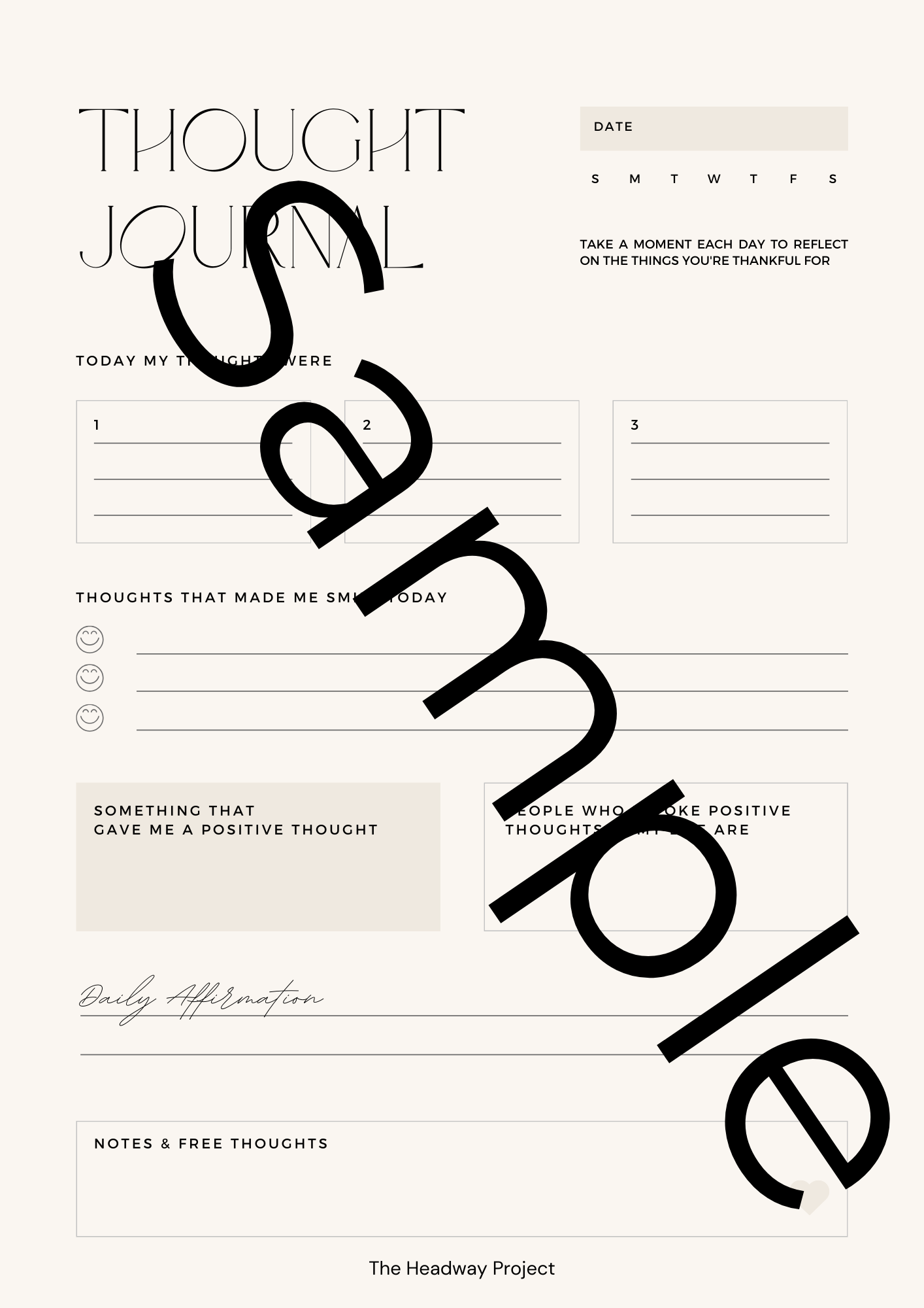 Thought Journal — Headway