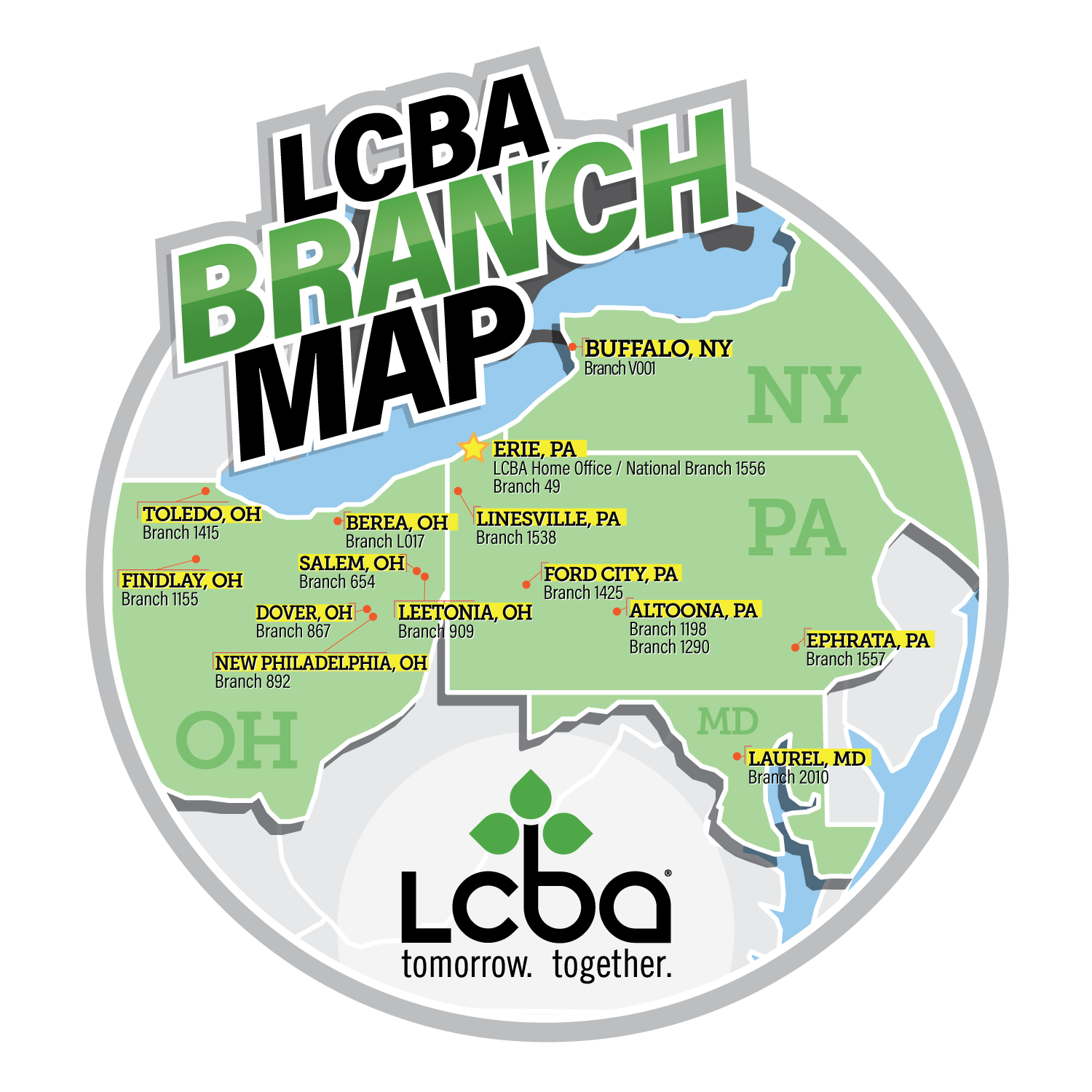 Branches — LCBA