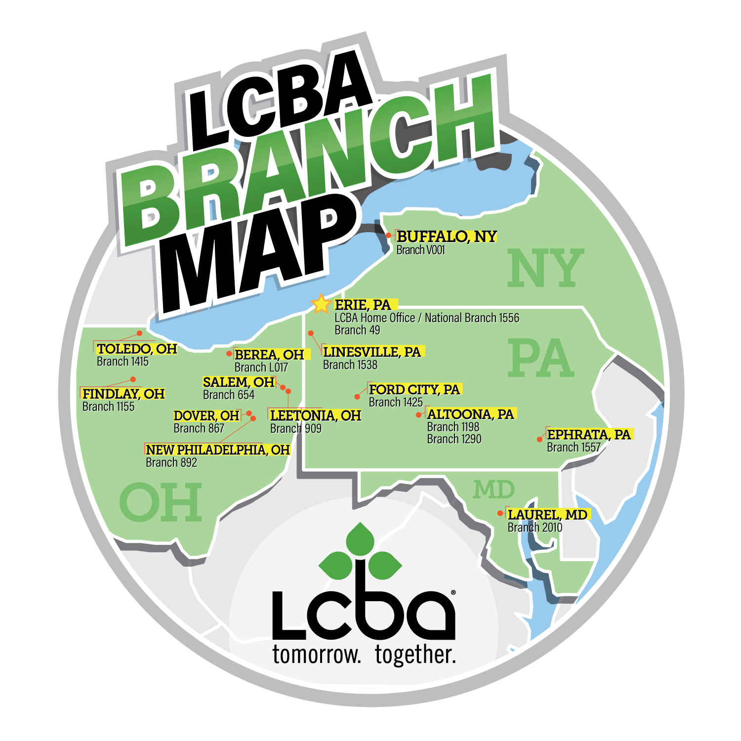 Branches — LCBA