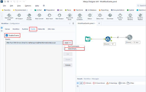 Alteryx workflow events: How to set up automatic emails for various ...