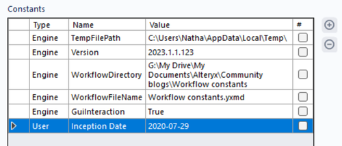 Leveraging user-defined workflow constants in Alteryx Designer — Databasyx