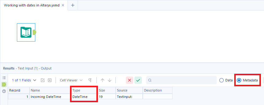 Working with dates in Alteryx Designer — Databasyx