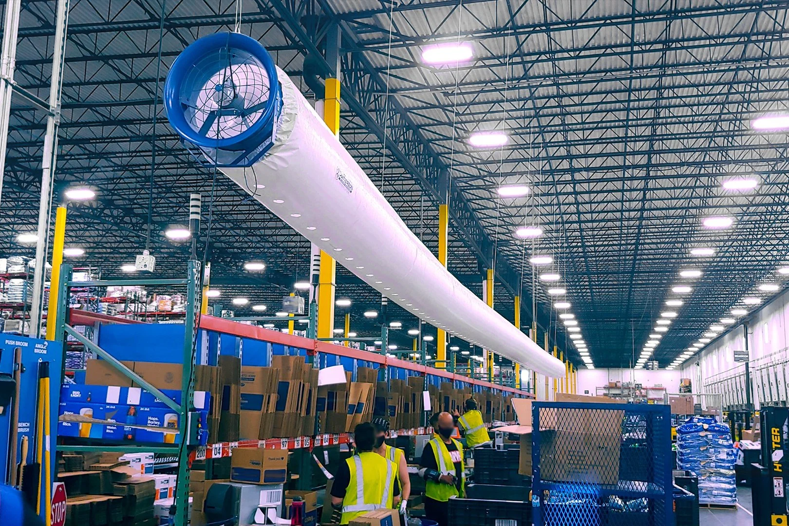 Industrial Fabric Air Duct System - Patterson Power Tubes — Patterson ...