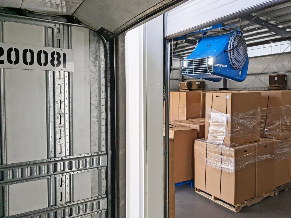HVTC - High Velocity Truck Cooler - Loading Dock Fans — Patterson Fan Co.