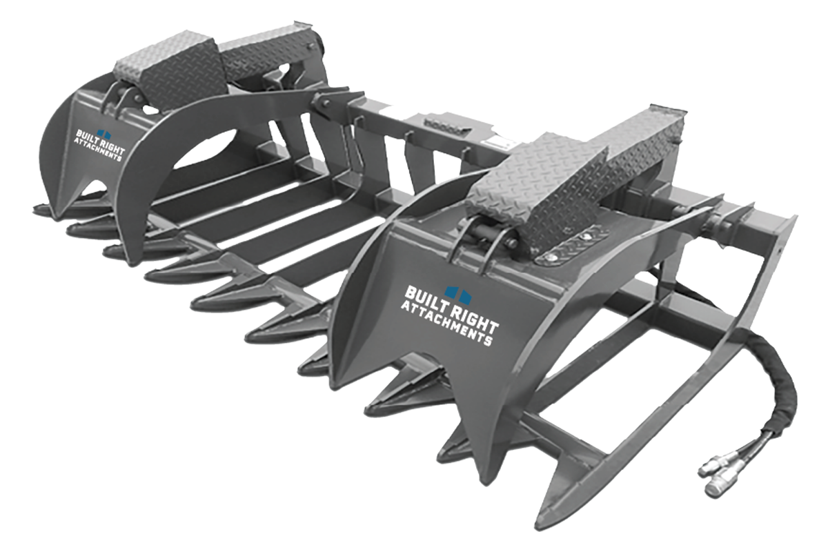 Skidsteer - Pro Max Grapple — Built Right Compact - World-Class Attachments