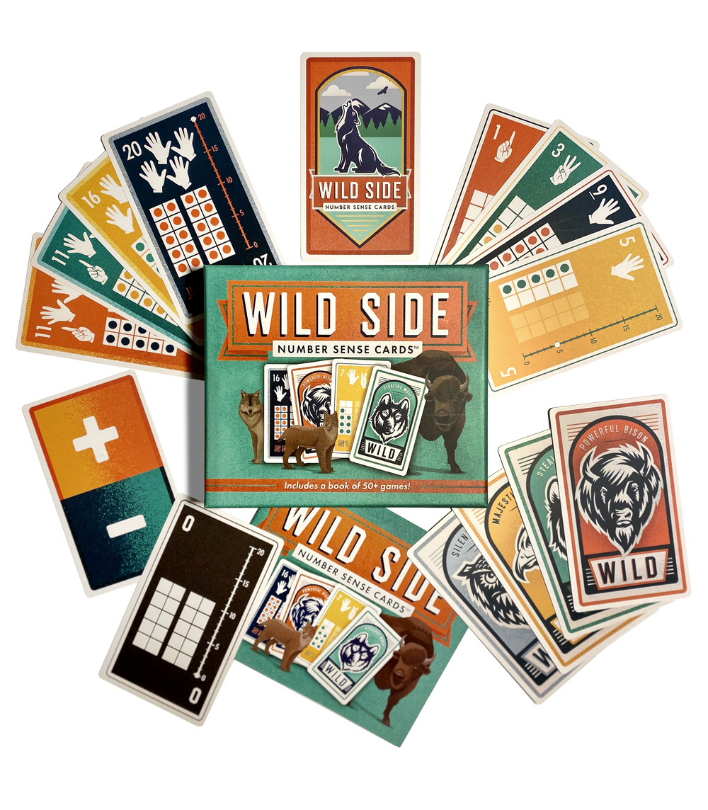 Wild Side Number Sense Cards | Family Games & Math Fun