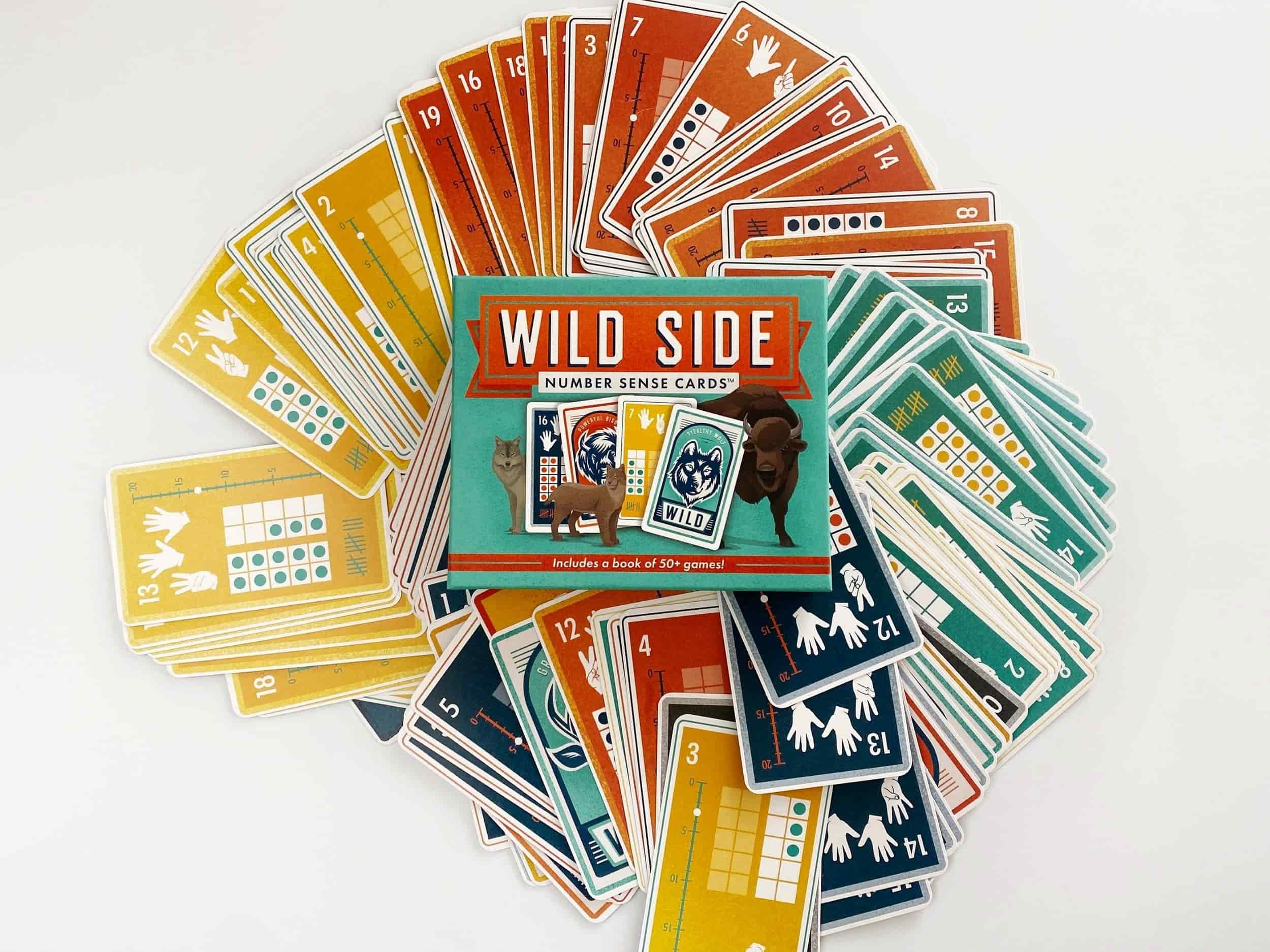 Wild Side Number Sense Cards | Family Games & Math Fun