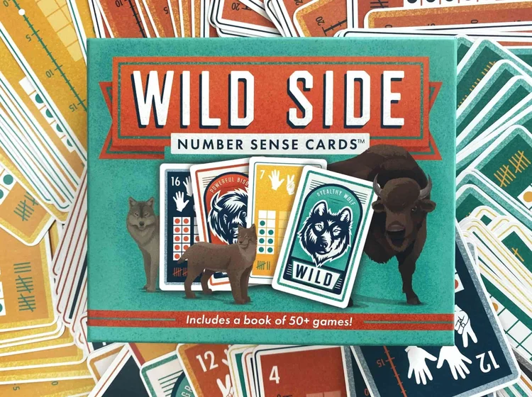 Wild Side Number Sense Cards | Family Games & Math Fun