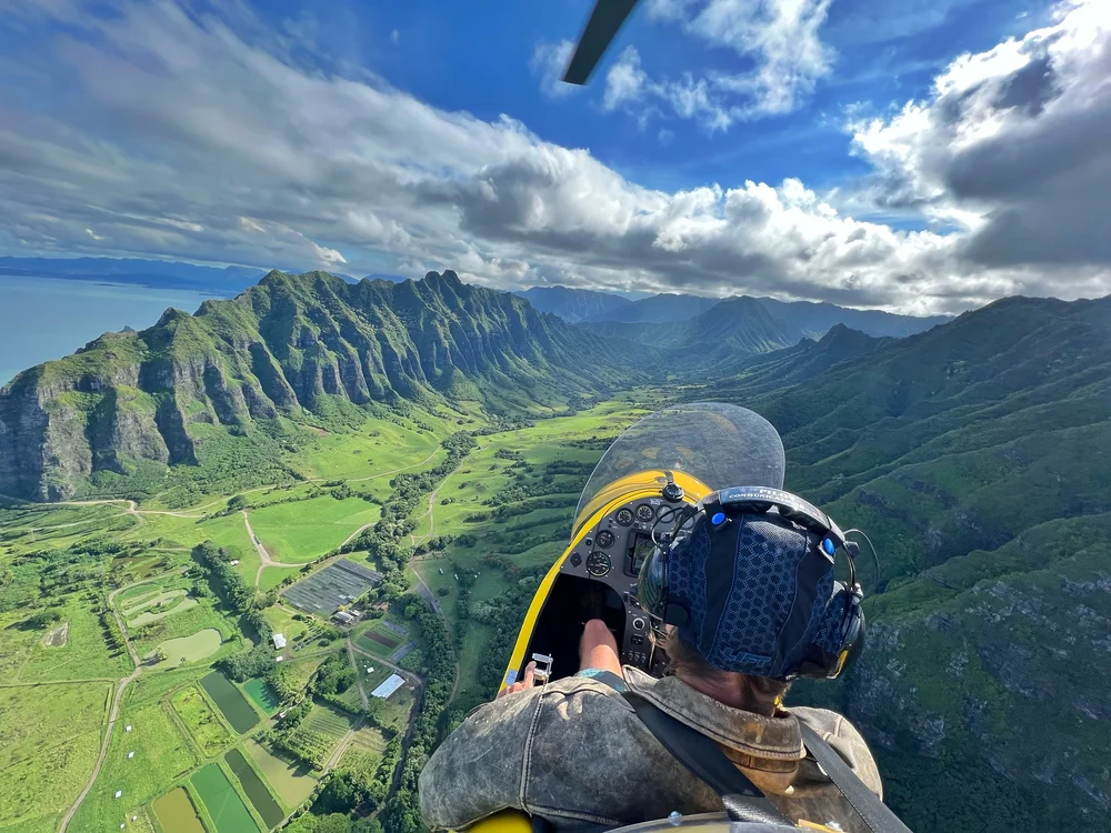 Gyrocopter Gyroplane Adventure Flights Over Oahu Hawaii - Skyland Air