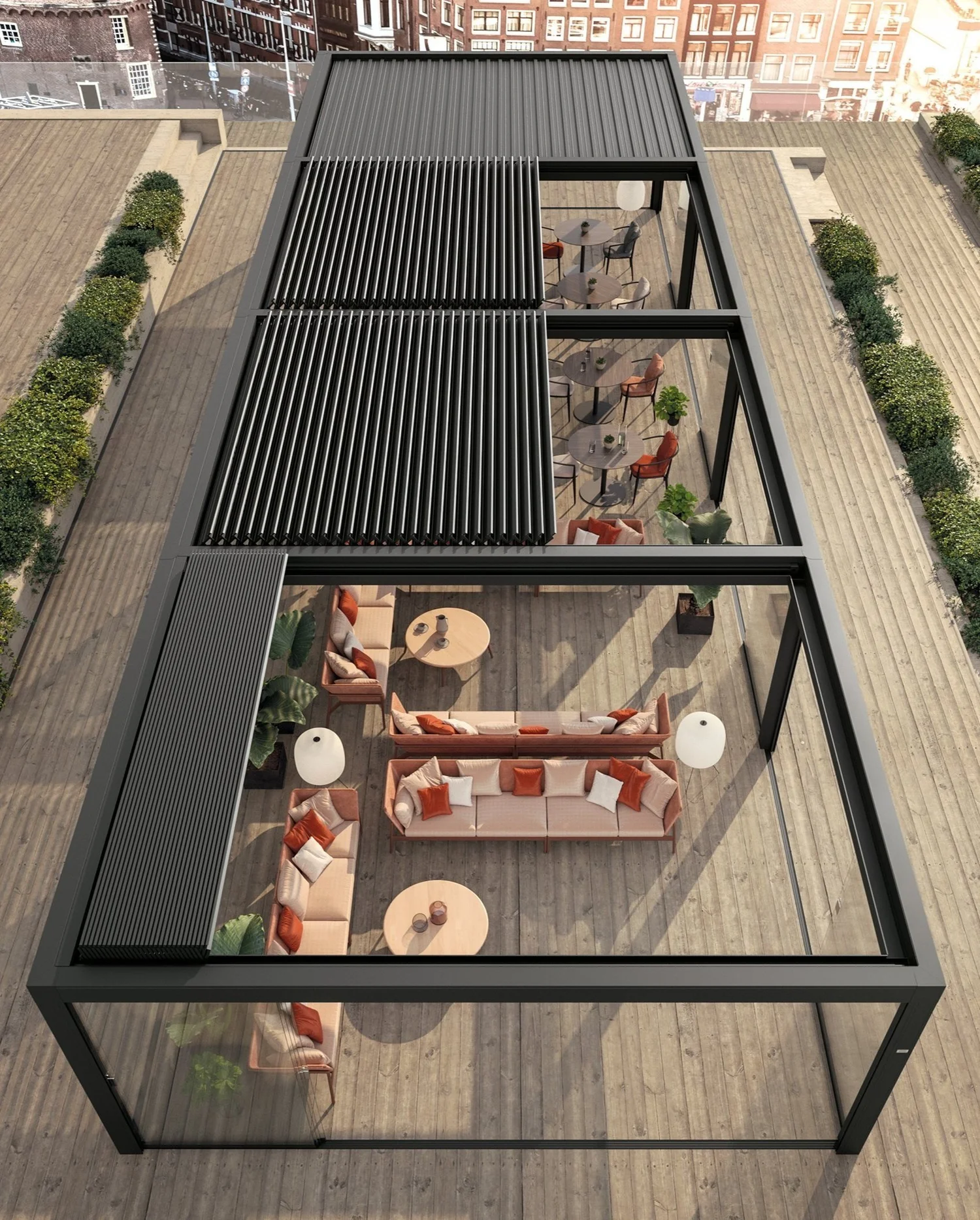 Awnings, Operable Louvres and Retractable Roofs