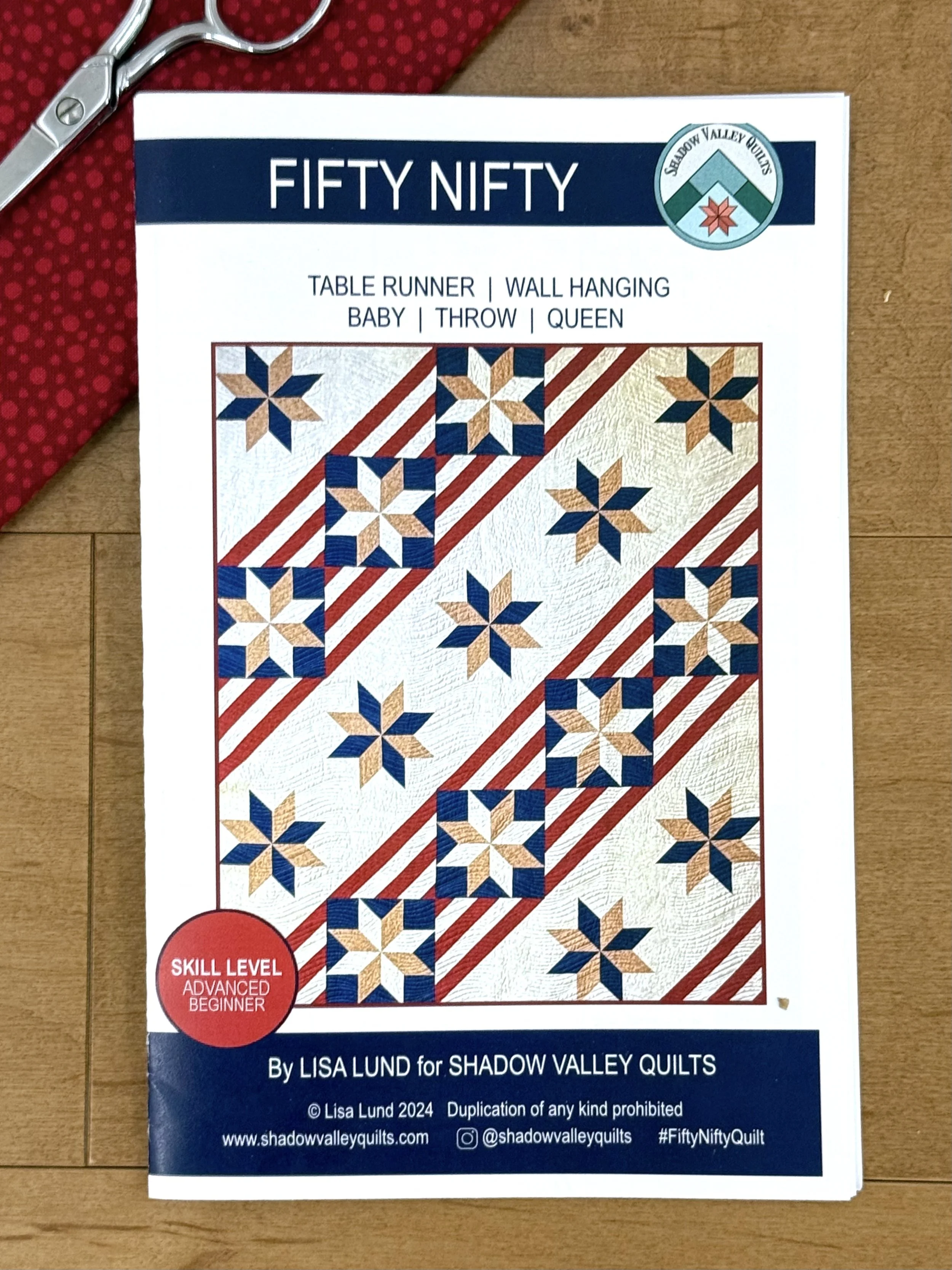 Percussion Quilt Pattern (Paper) — Shadow Valley Quilts