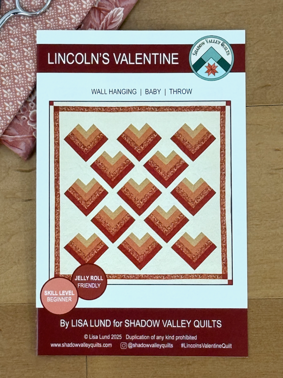 Lincoln's Valentine — Store 2 — Shadow Valley Quilts