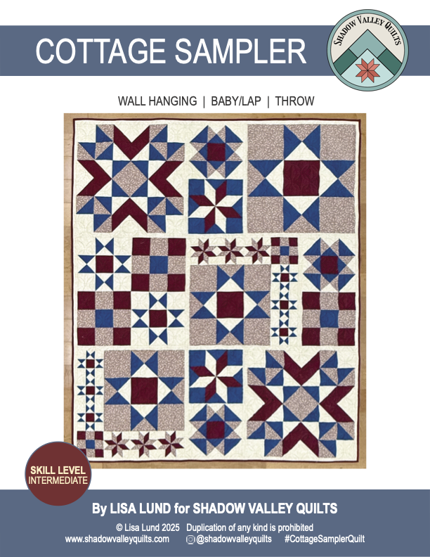 Percussion Quilt Pattern (Paper) — Shadow Valley Quilts