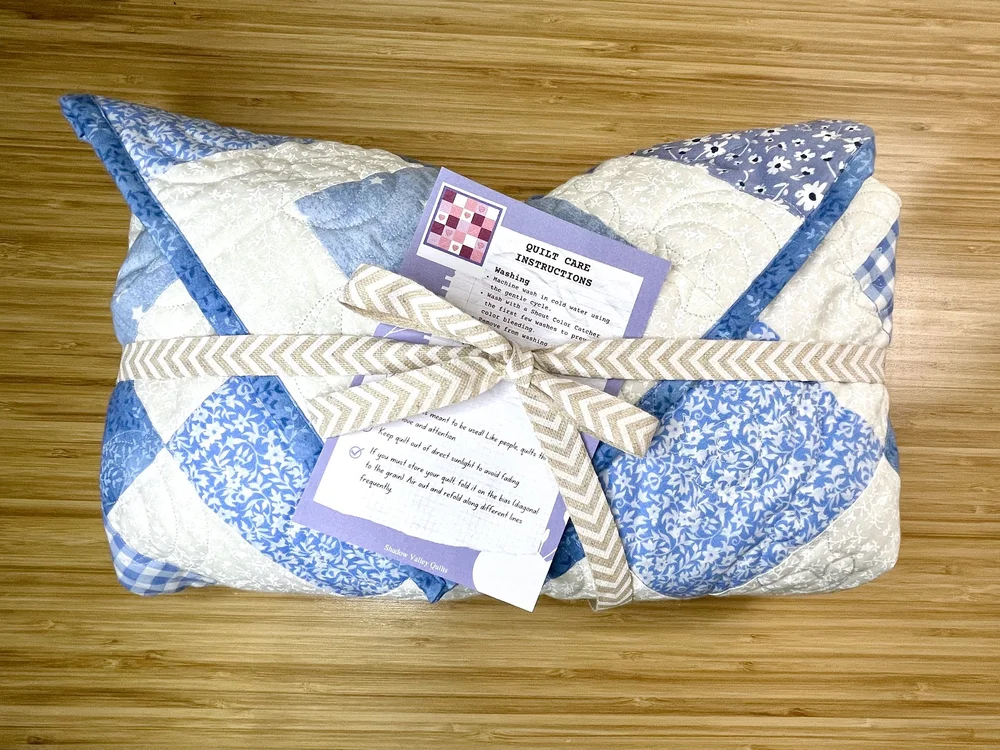How to care for your handmade quilt — Shadow Valley Quilts