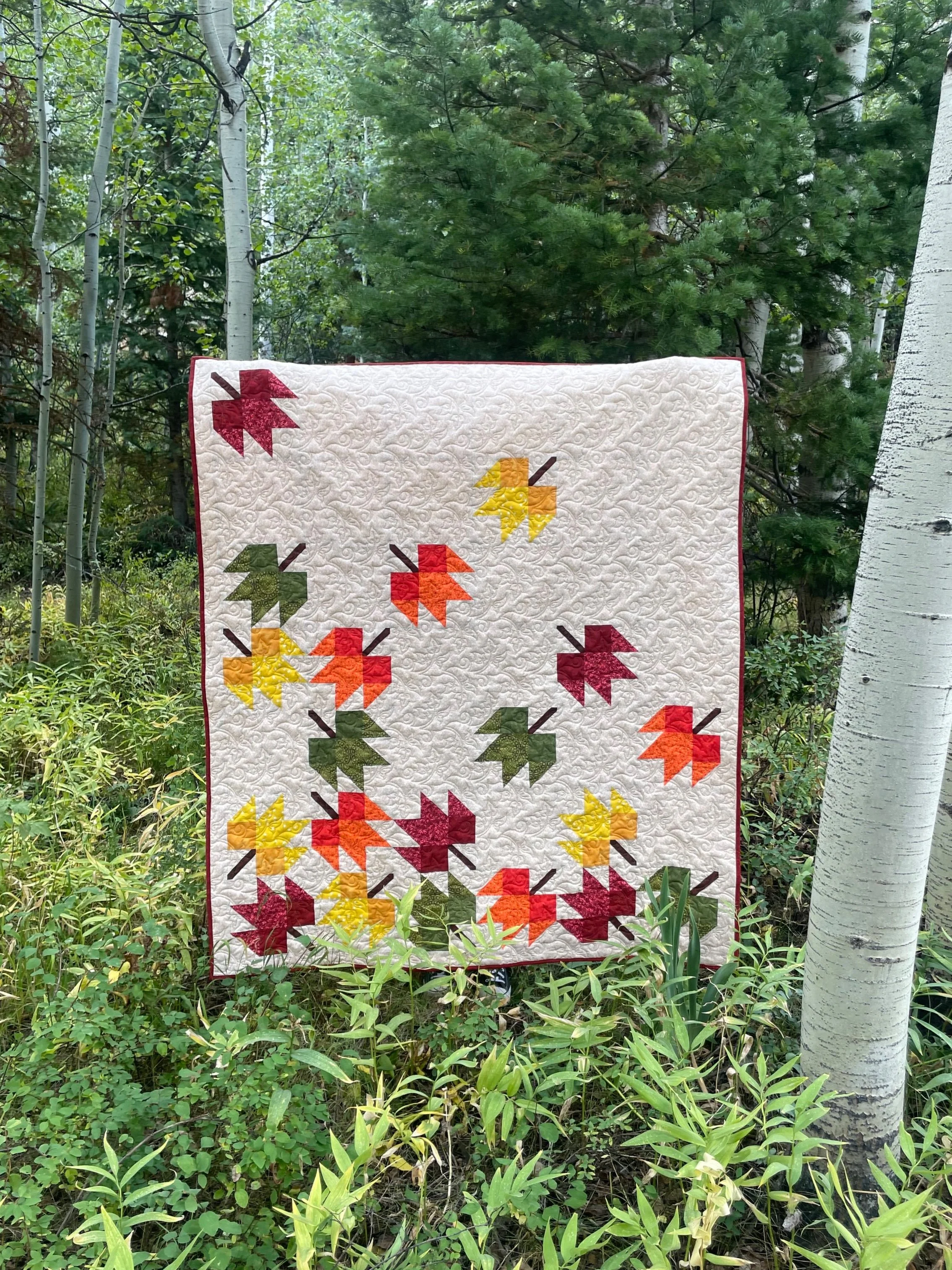 Free Fall Quilt Pattern - Tumbling Leaves — Shadow Valley Quilts