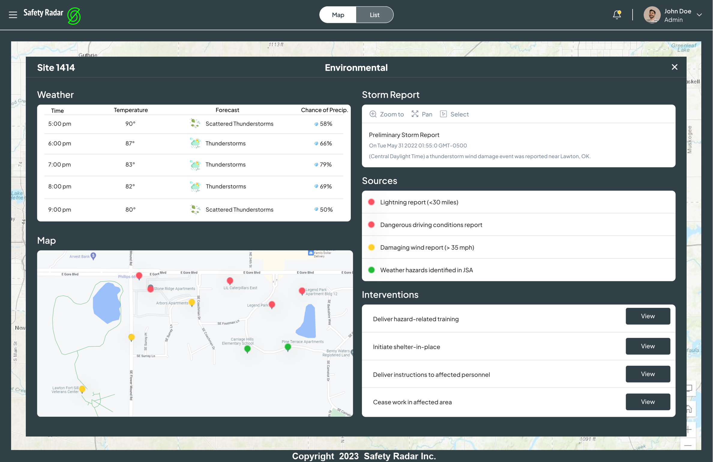 Services 2 - Safety Radar