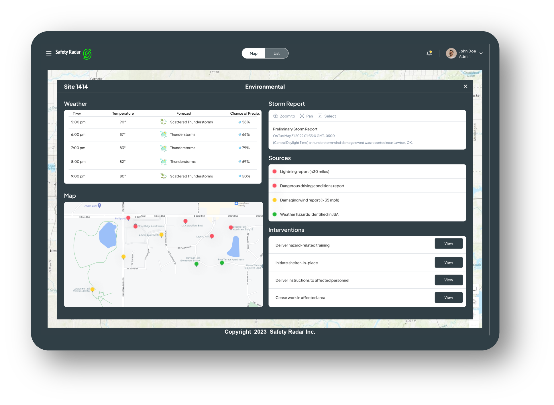 Services 2 - Safety Radar