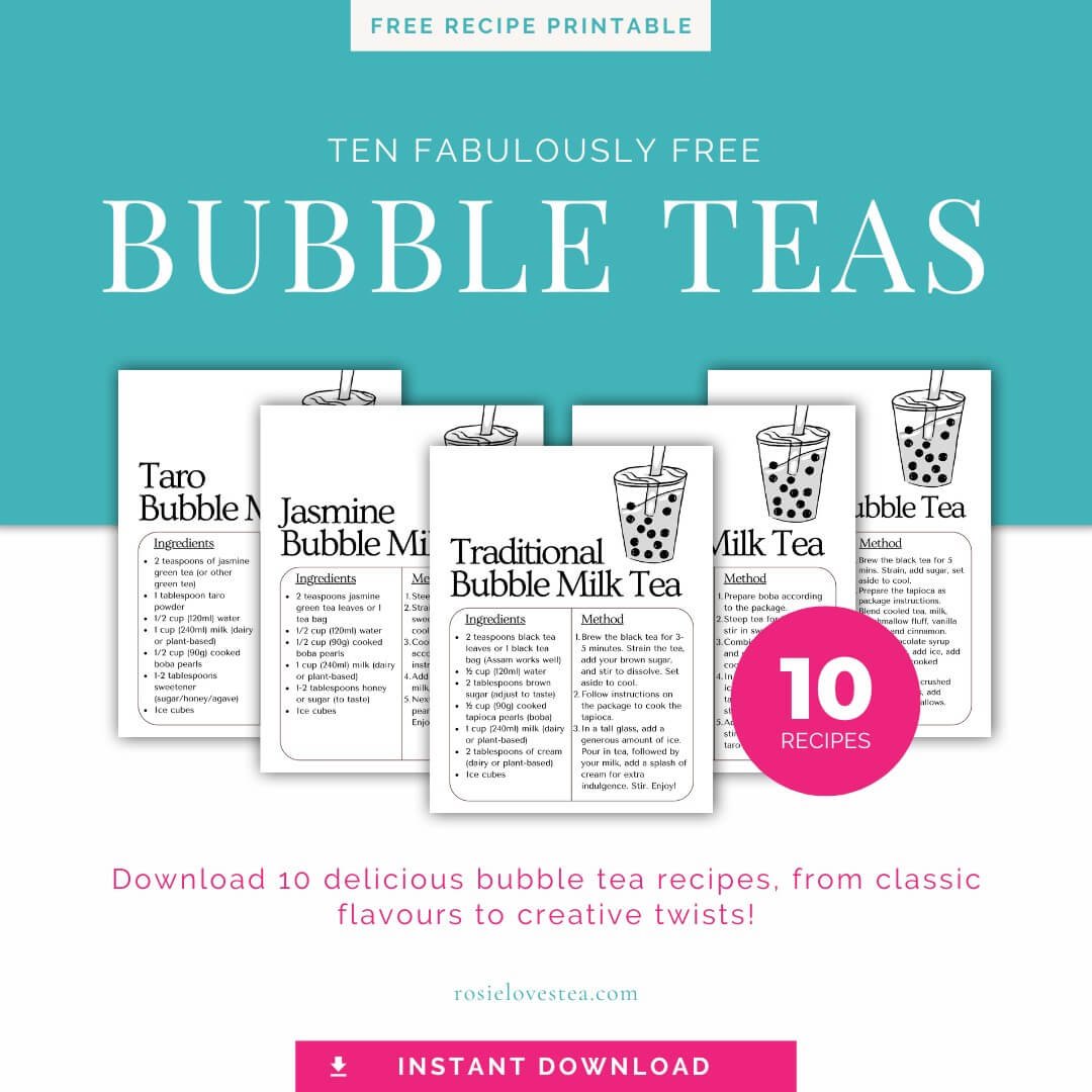 Traditional Bubble Tea Recipe | Easy Homemade Boba Milk Tea — Rosie ...