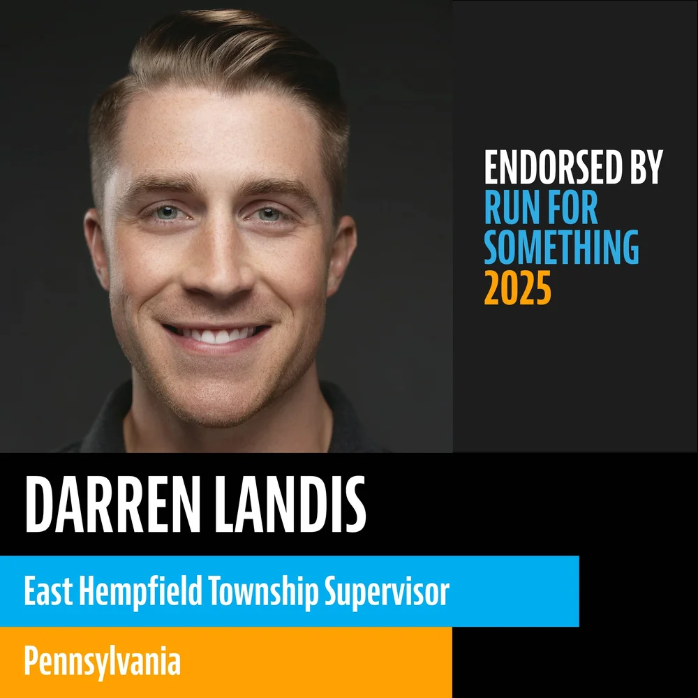 Run for Something Endorses Darren Landis — East Hempfield Forward