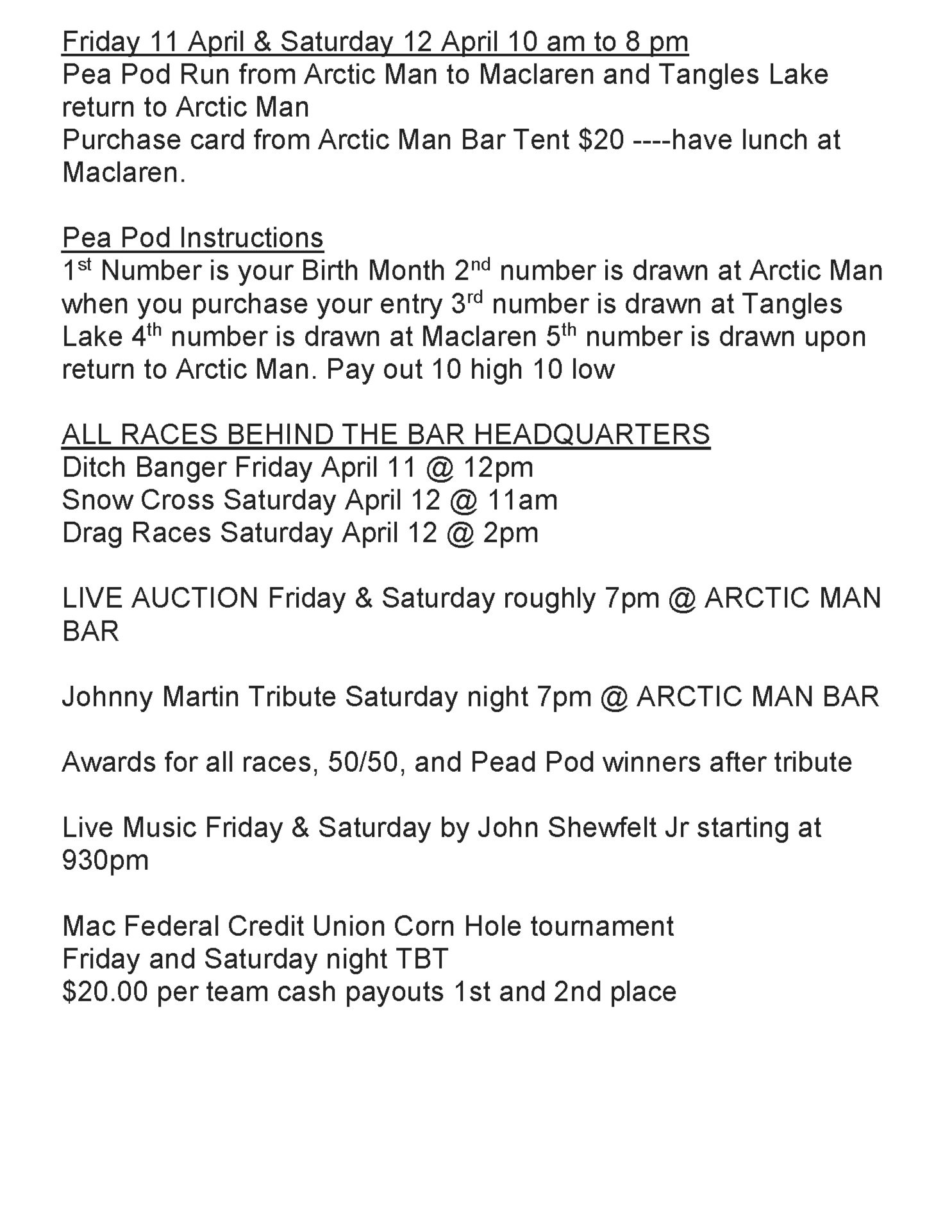 Events — Arctic Man