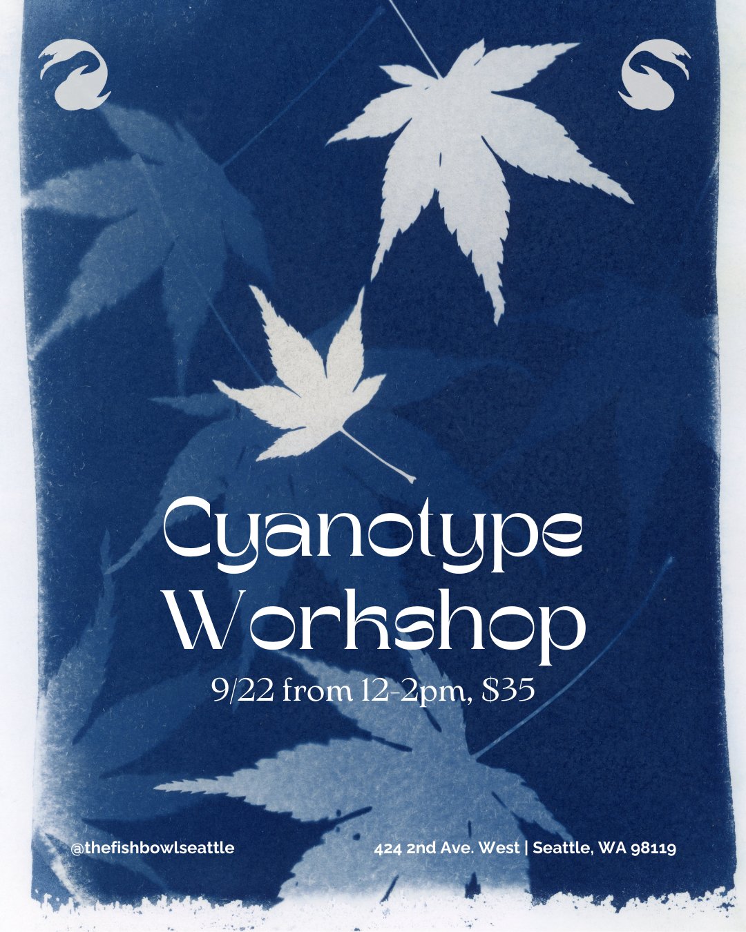 Cyanotype Workshop with Rae — The Fishbowl