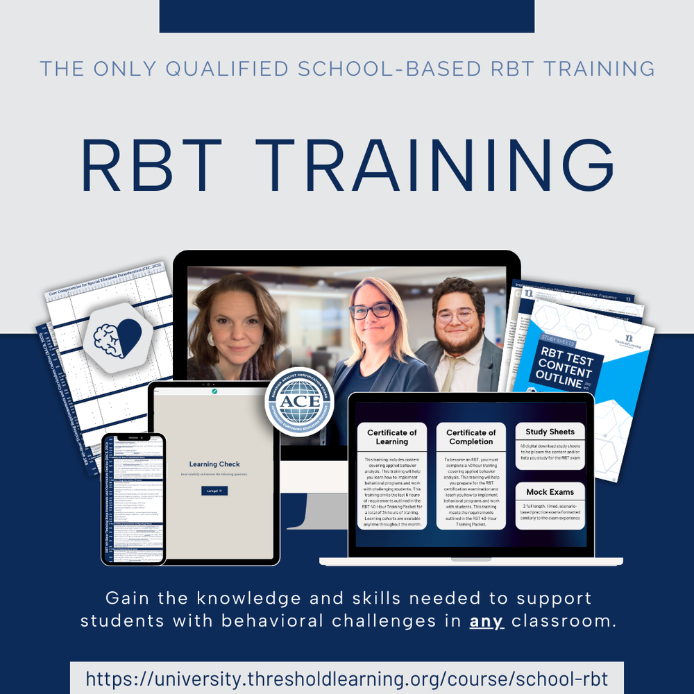 Meeting the RBT Training Requirement: What to Expect | Threshold Learning