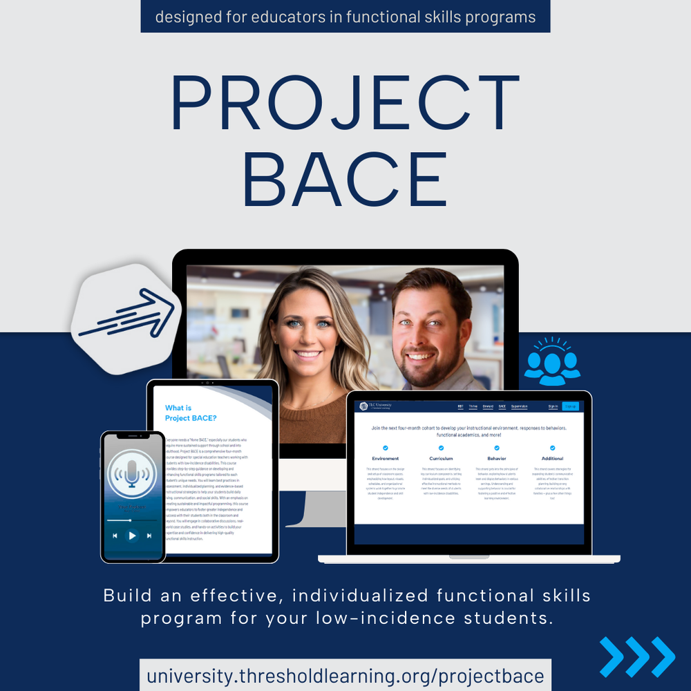 Building Functional Skills Programs for Low-Incidence Students | Threshold Learning
