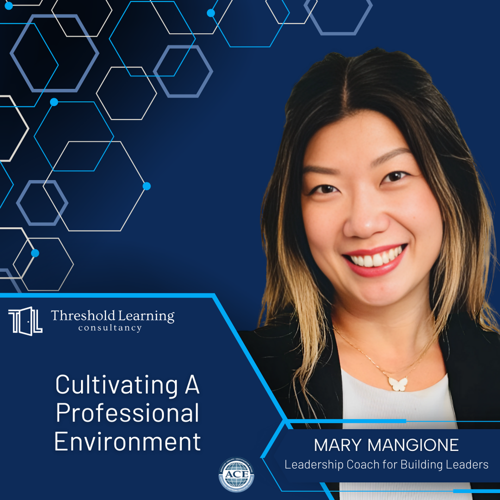 Cultivating A Professional Environment | Threshold Learning