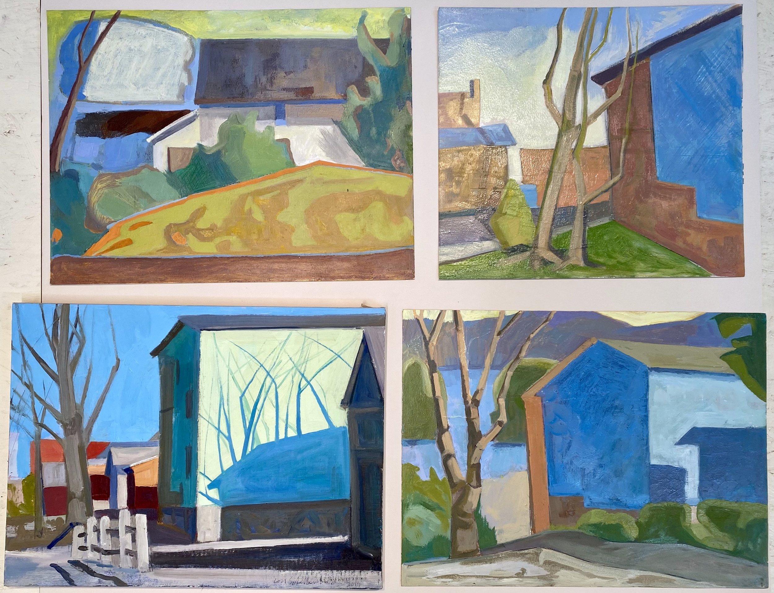 Lou Schellenberg • Architectural Landscape Paintings