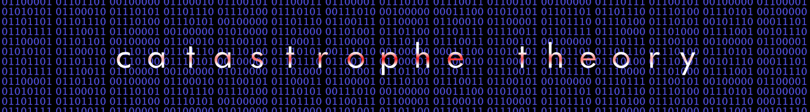 Catastrophe Theory — AG