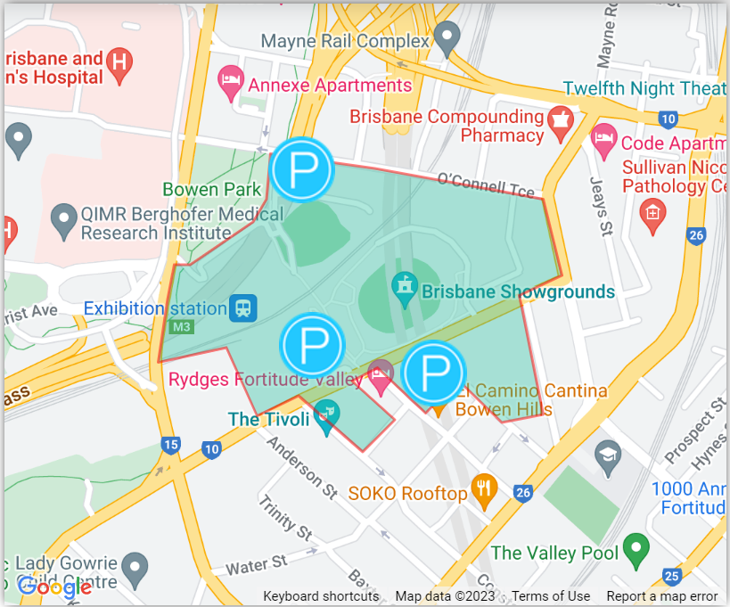 Venue Parking — The Golf Expo