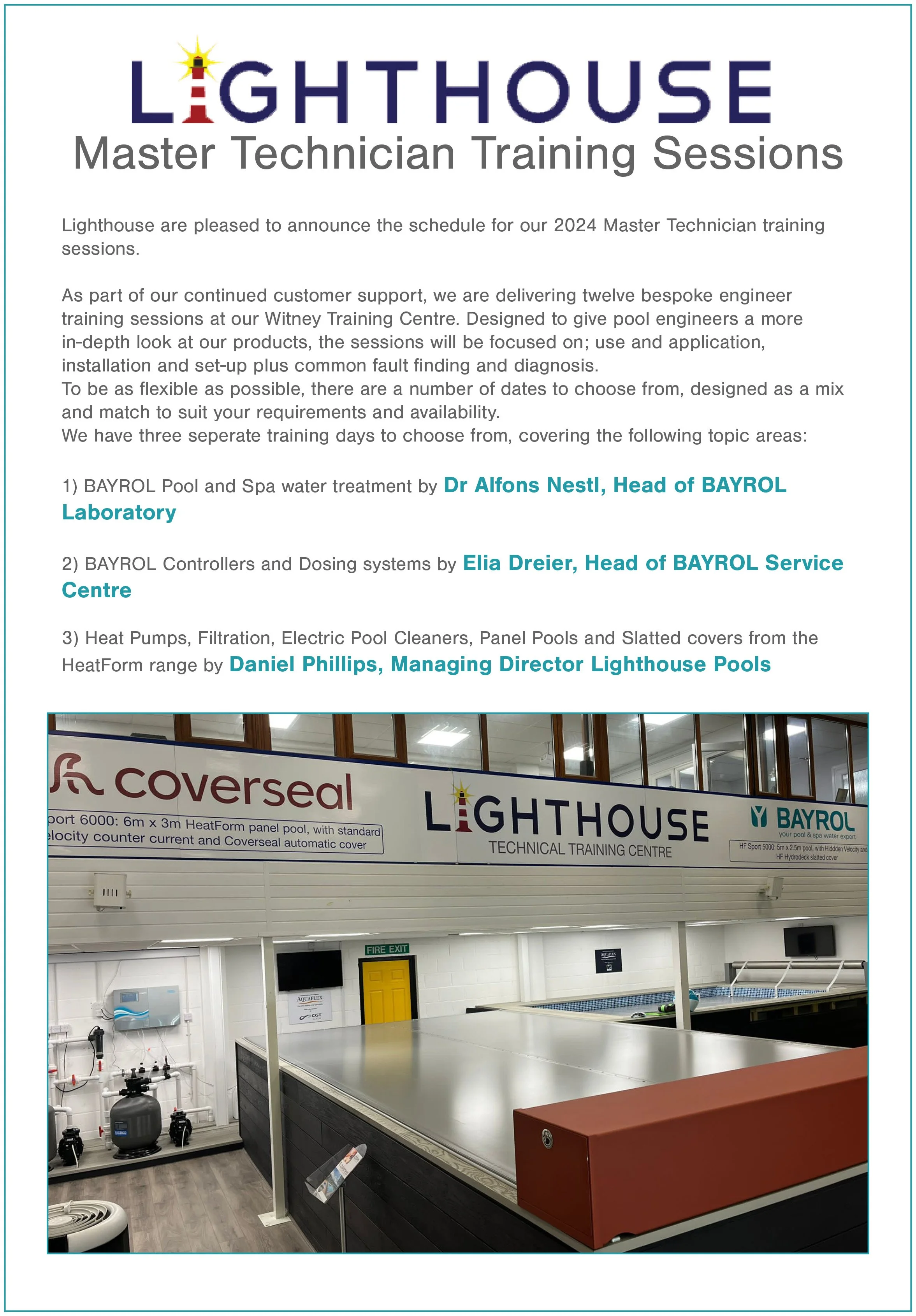 Lighthouse Master Sessions — Lighthouse Pools