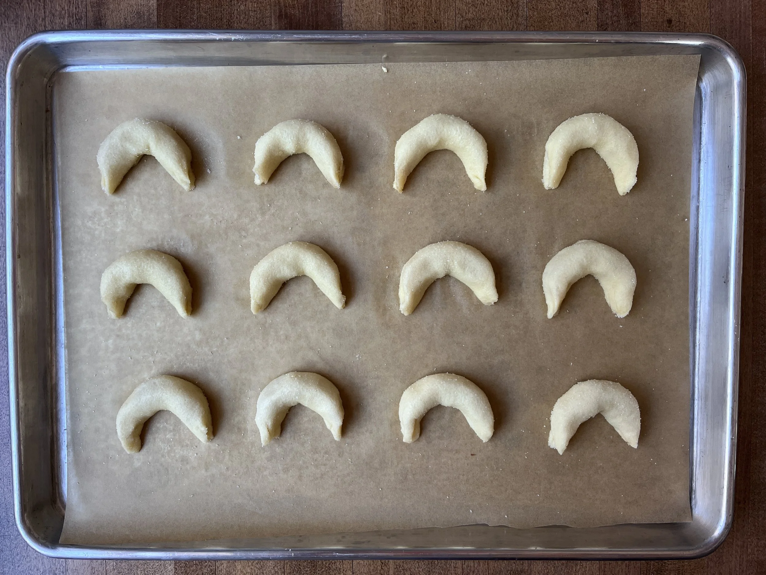 Sylvia's Nut Horns — Girl Game Chef