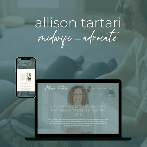 Allison Tartari Midwife — Hanna Hill Creative