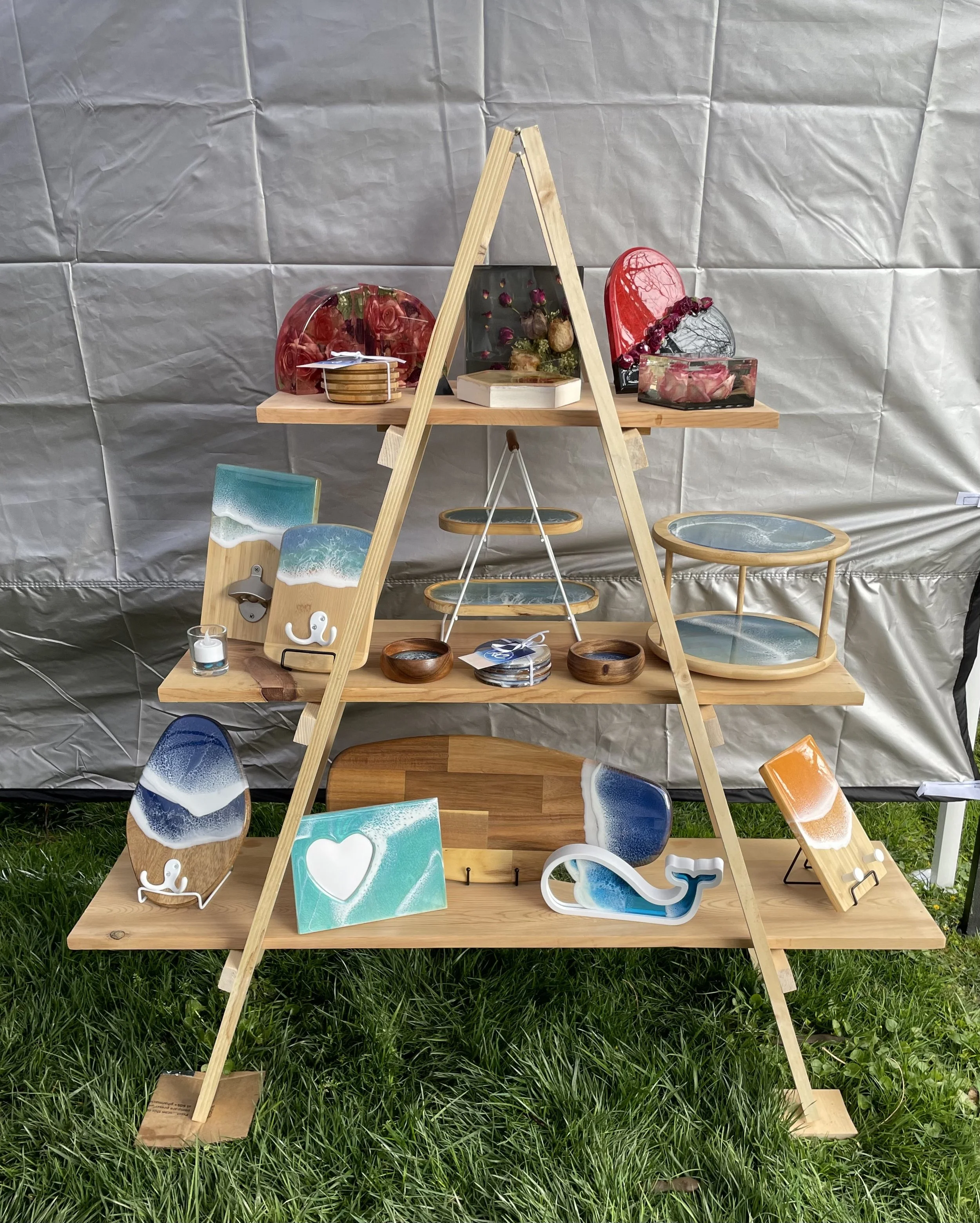 Ladder Display Shelves — Amy's A Cut Above Creations