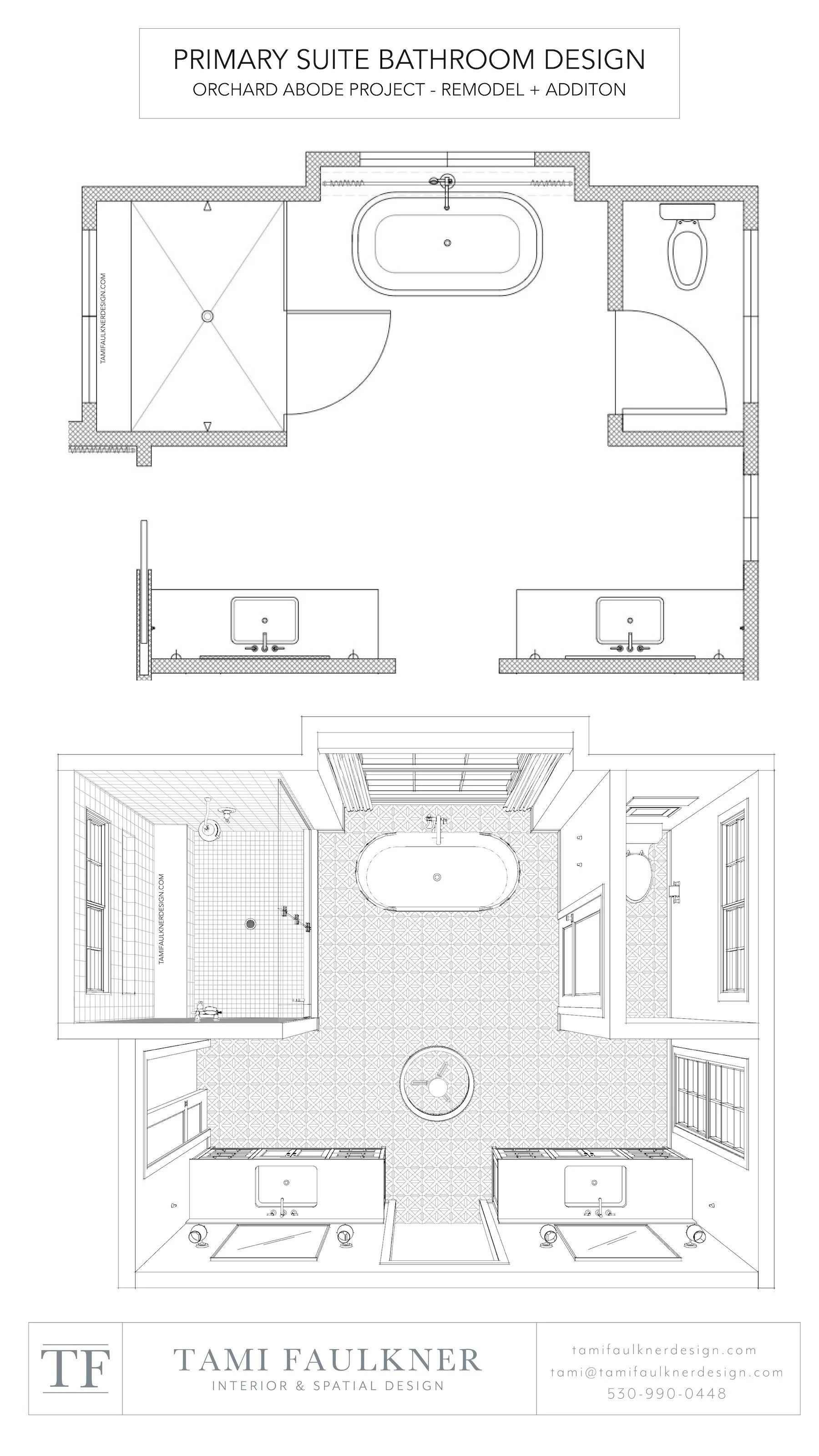Master Bathroom Plan