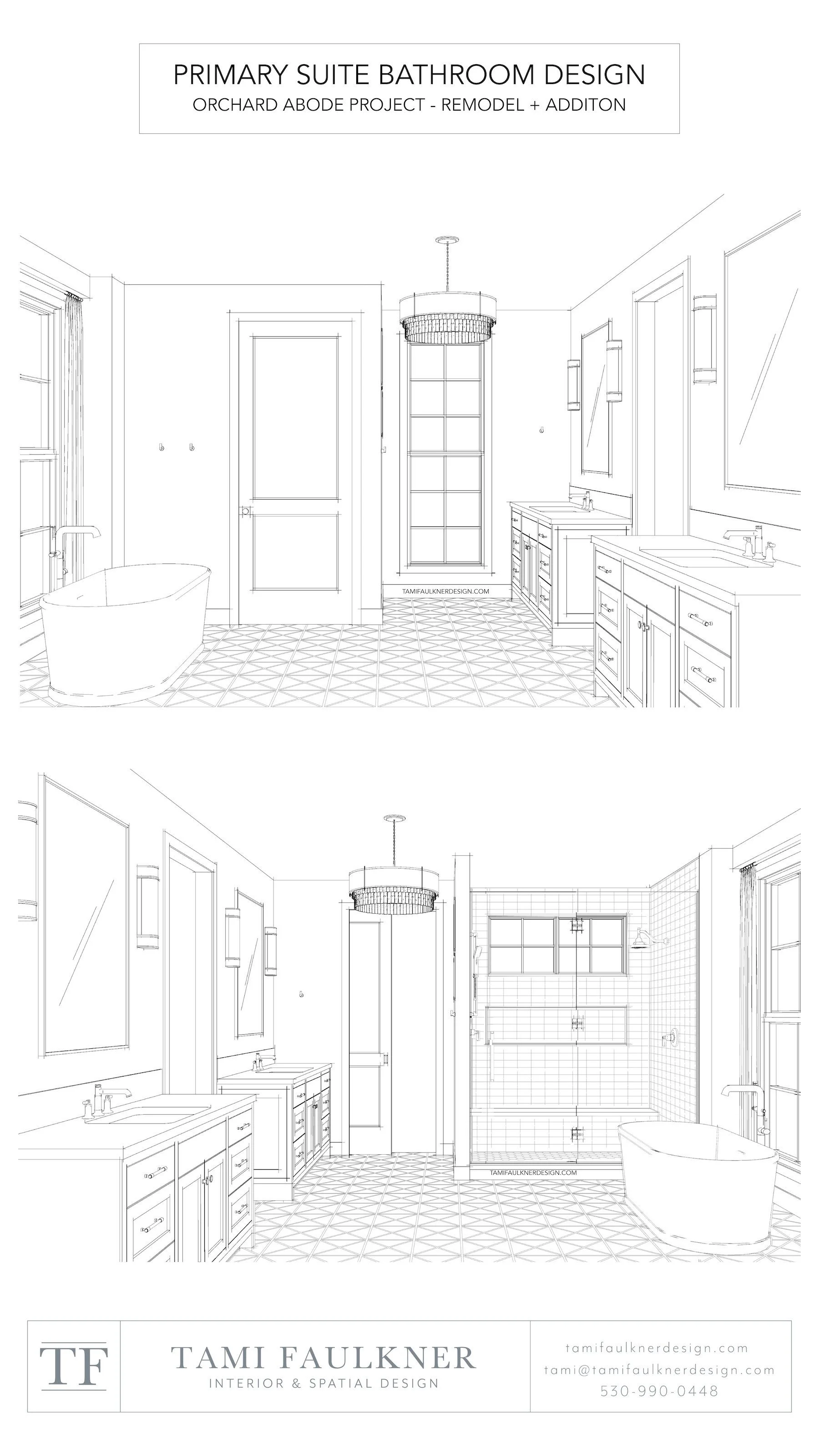 PRIMARY BATHROOM DESIGN TIPS FOR AGING IN PLACE — Tami Faulkner Design ...