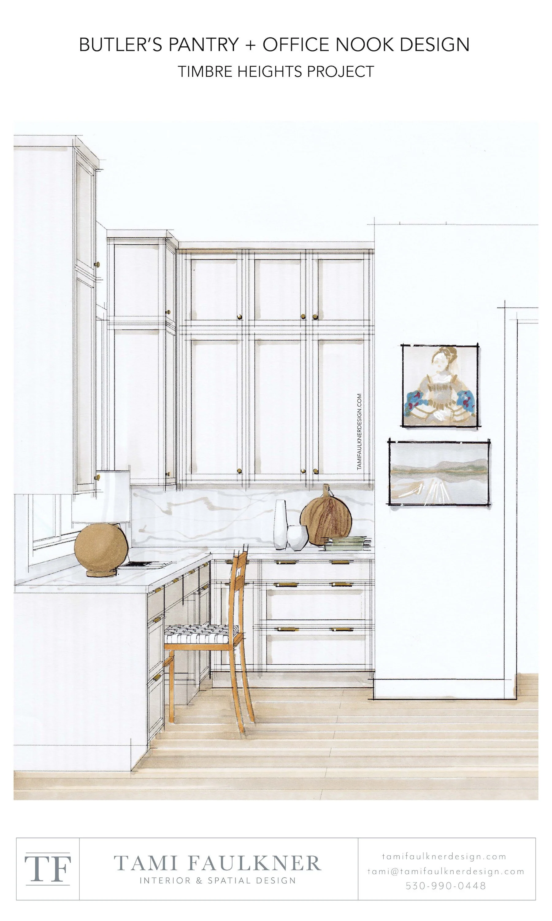 DESIGN TIPS FOR COMBINING A HOME OFFICE WITH A BUTLER’S PANTRY — Tami ...