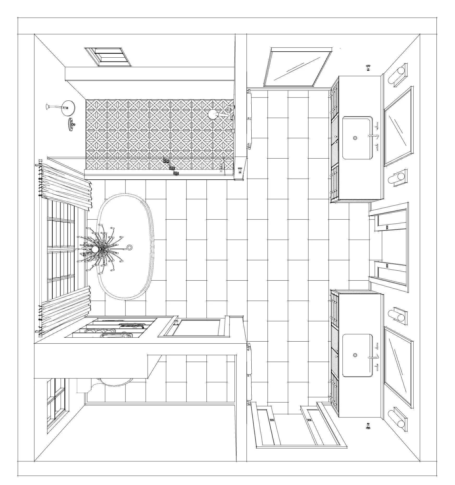 Master Bathroom Plan