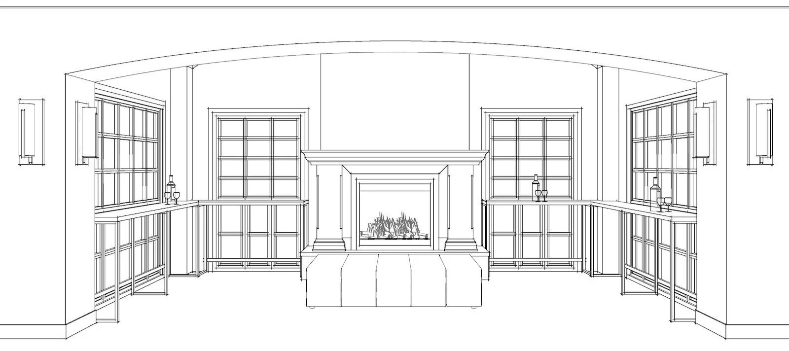 WINE TASTING ROOM DESIGN PROJECT — Tami Faulkner Design | Custom Floor ...