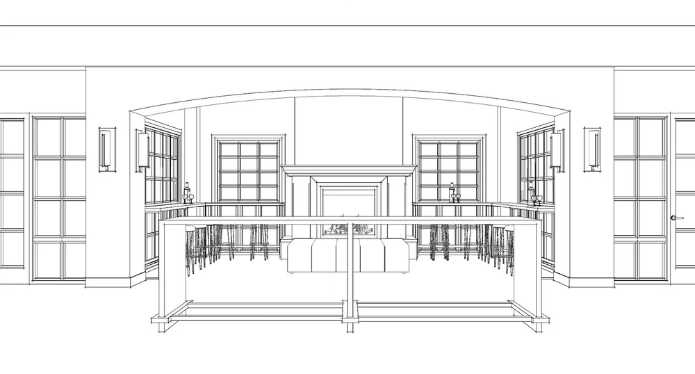 WINE TASTING ROOM DESIGN PROJECT — Tami Faulkner Design | Custom Floor ...
