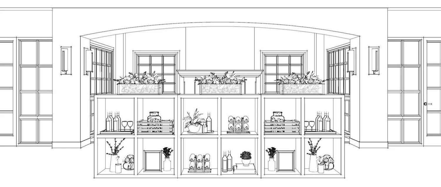 WINE TASTING ROOM DESIGN PROJECT — Tami Faulkner Design | Custom Floor ...