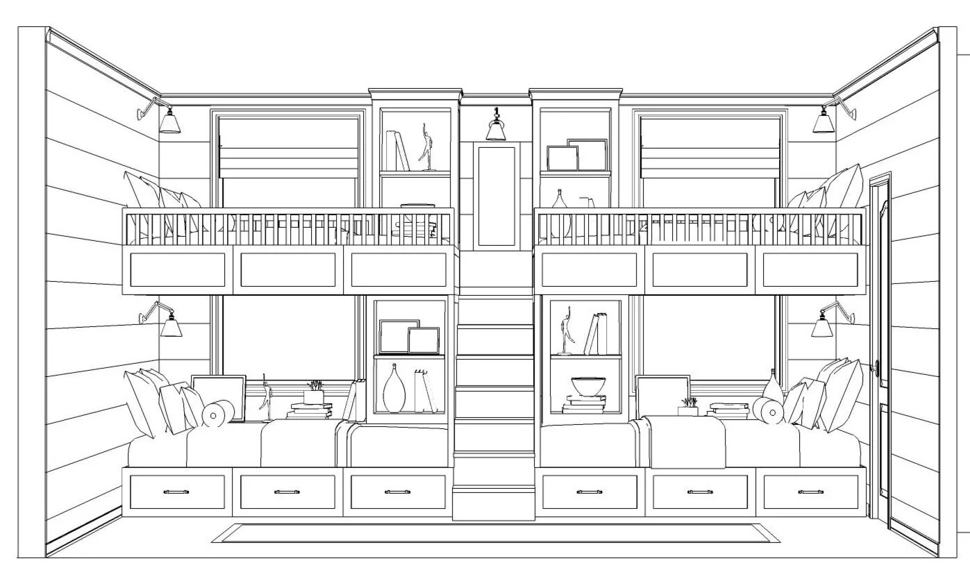 DESIGNING A KID'S BUNK ROOM — Tami Faulkner Design | Custom Floor Plans ...