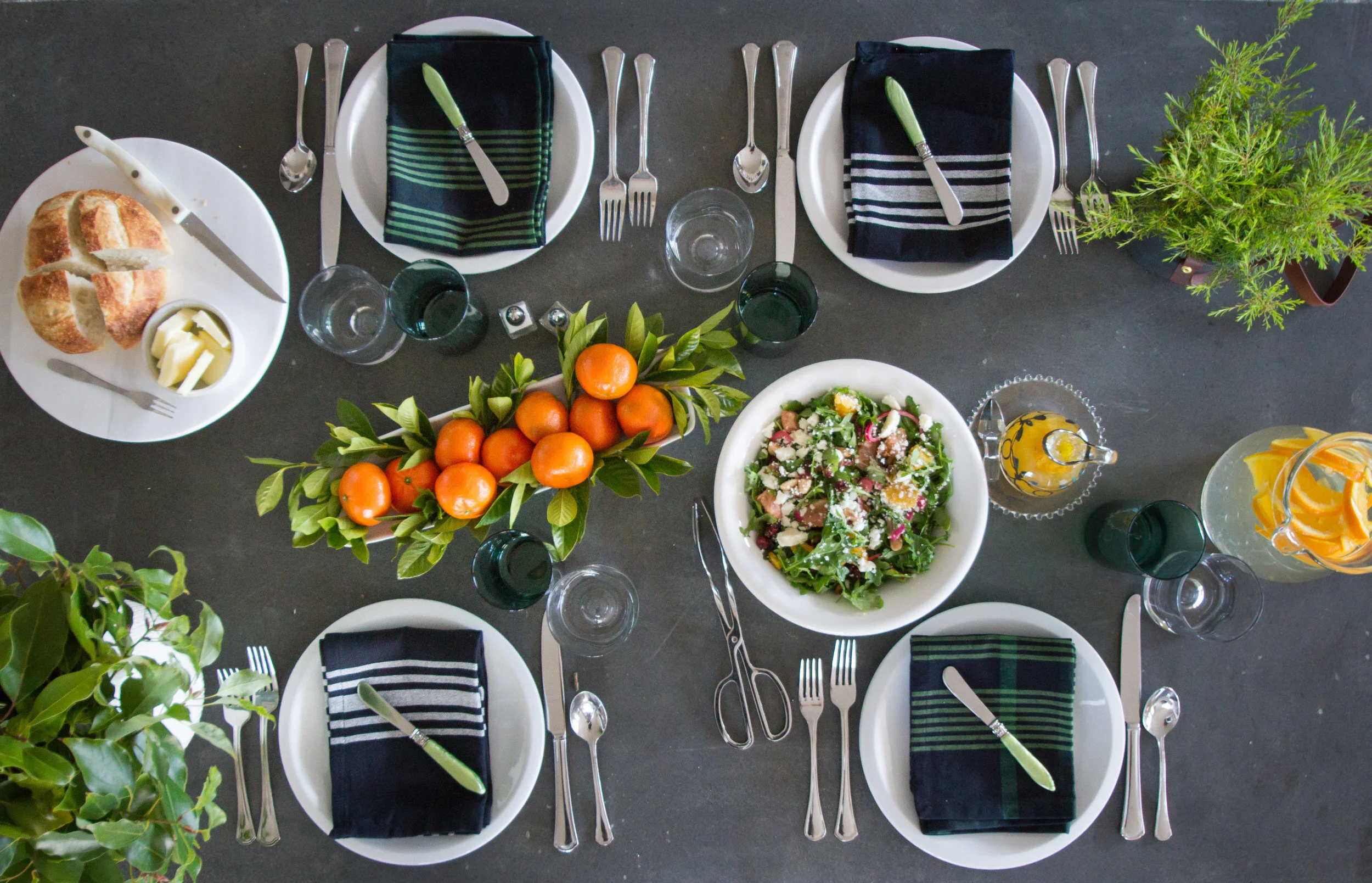 EASY & FRESH TABLE DECORATIONS — Tami Faulkner Design | Custom Floor ...