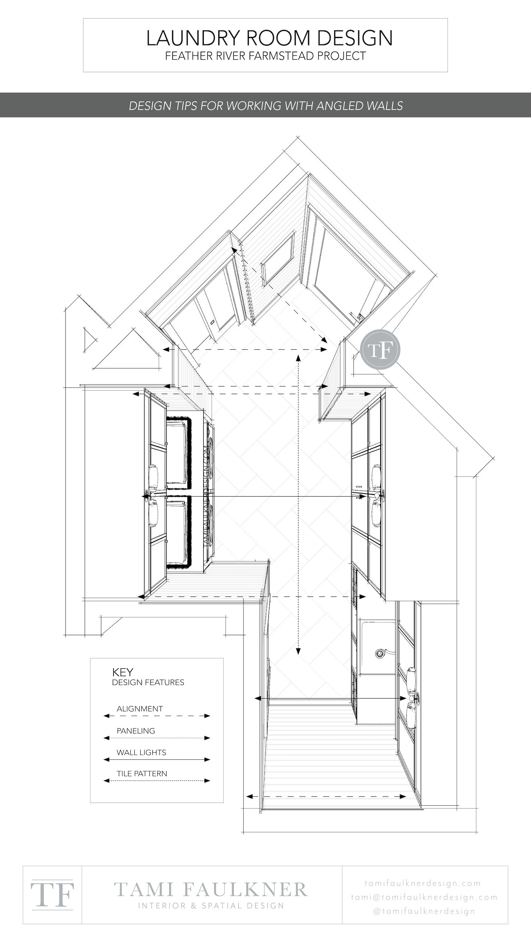 DESIGNING A PASS-THROUGH LAUNDRY ROOM WITH ANGLED WALLS — Tami Faulkner ...