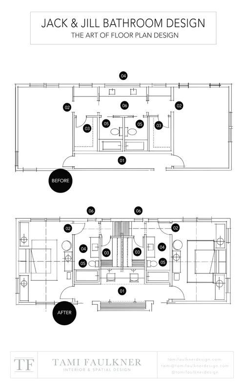 FROM A JACK AND JILL LAYOUT TO TWO WELL-APPOINTED ENSUITES — Tami ...