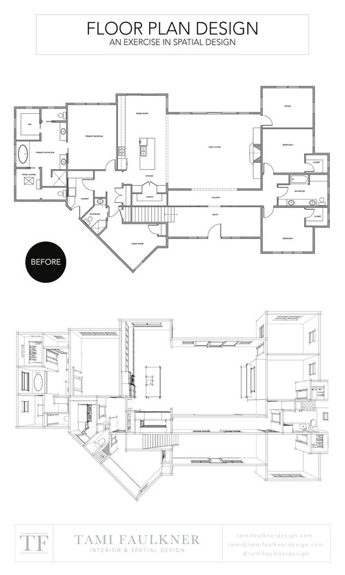 AN EXERCISE IN FLOOR PLAN DESIGN - BEFORE AND AFTER - PART 1 — Tami ...