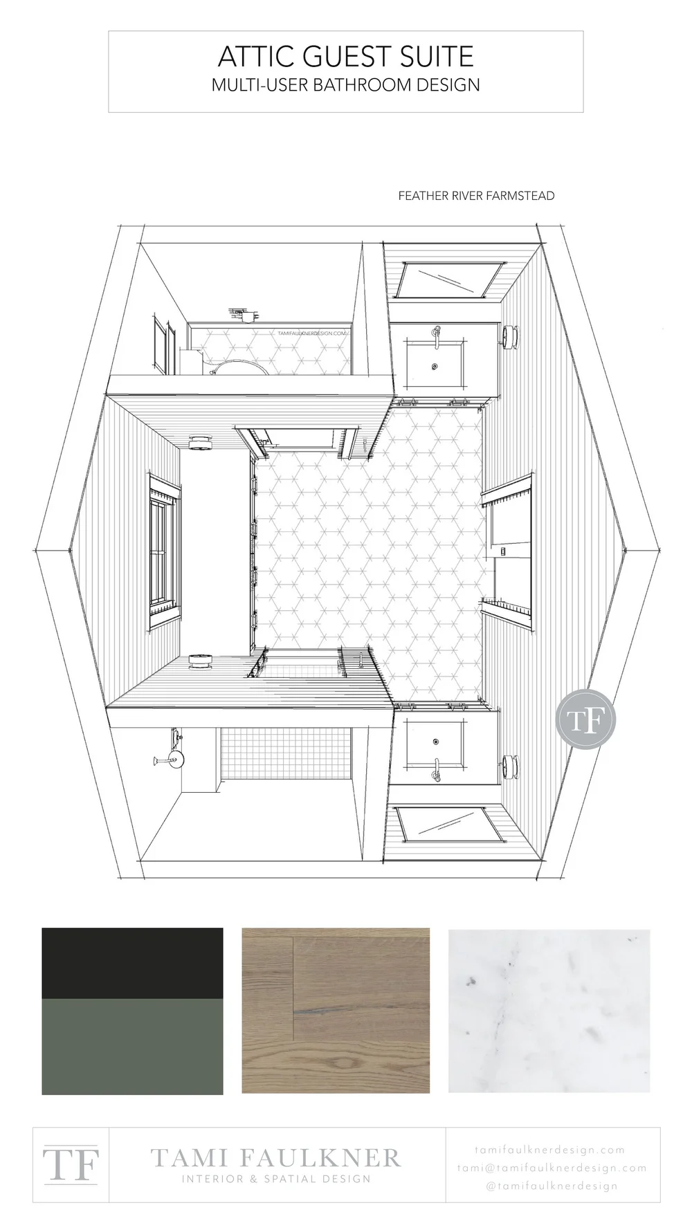 FIVE SPATIAL DESIGN TIPS FOR MULTI-USER BATHROOM LAYOUTS — Tami ...